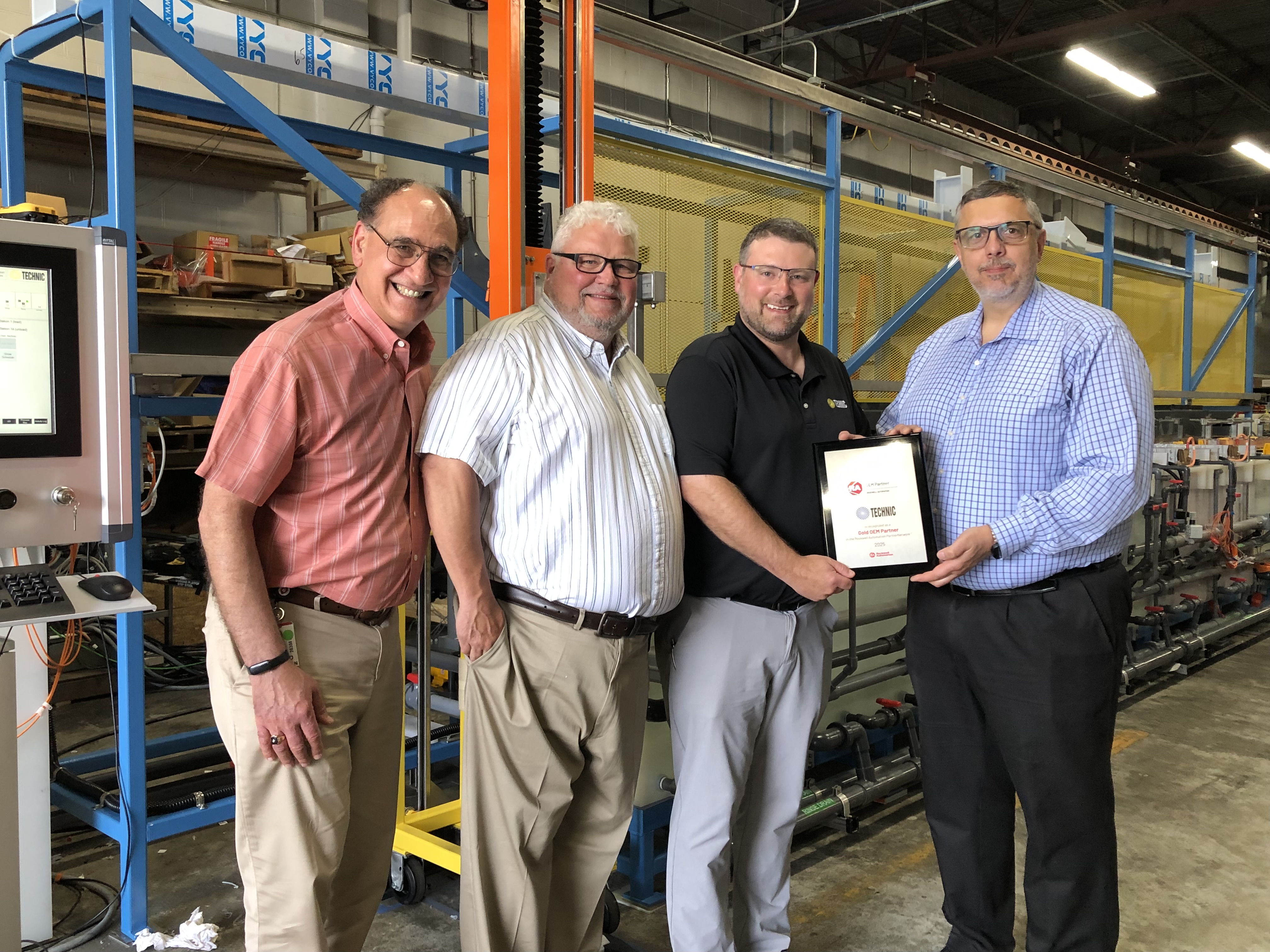 Technic Equipment Achieves Gold Level OEM Status with Rockwell Automation | Technic Inc.